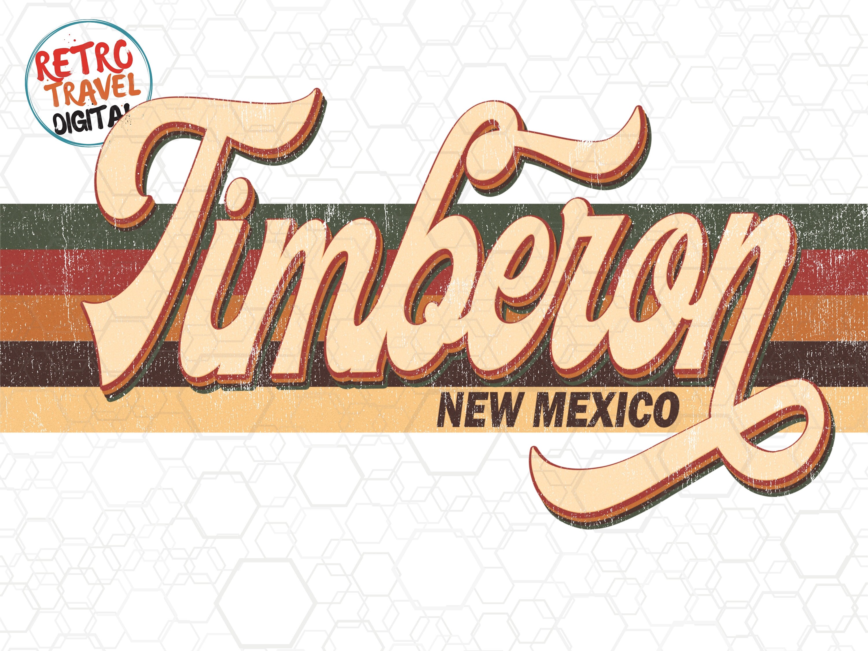 Vintage Timberon New Mexico Sublimation Design, Retro, Vintage ...