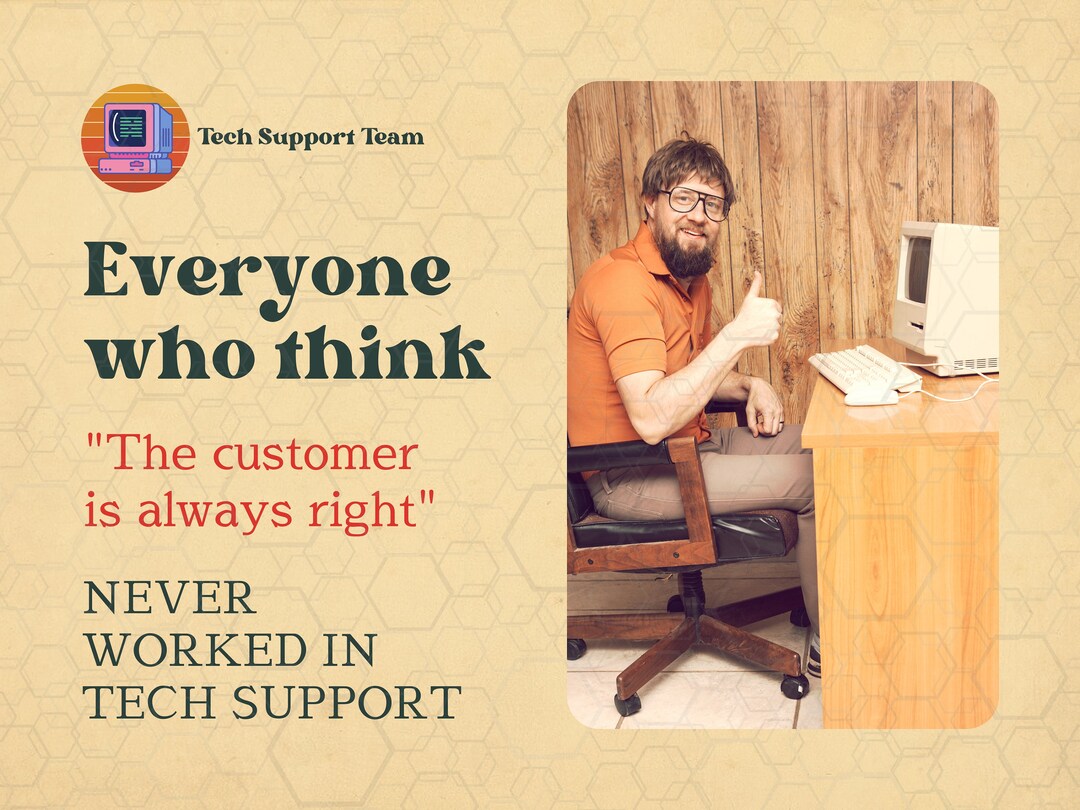 Funny Tech Support Quote Png,geek Techie Image, Tech Support Gift,funny ...