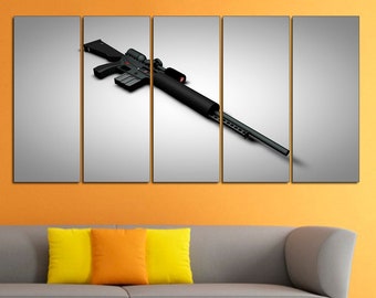 Sniper Canvas Art - Etsy