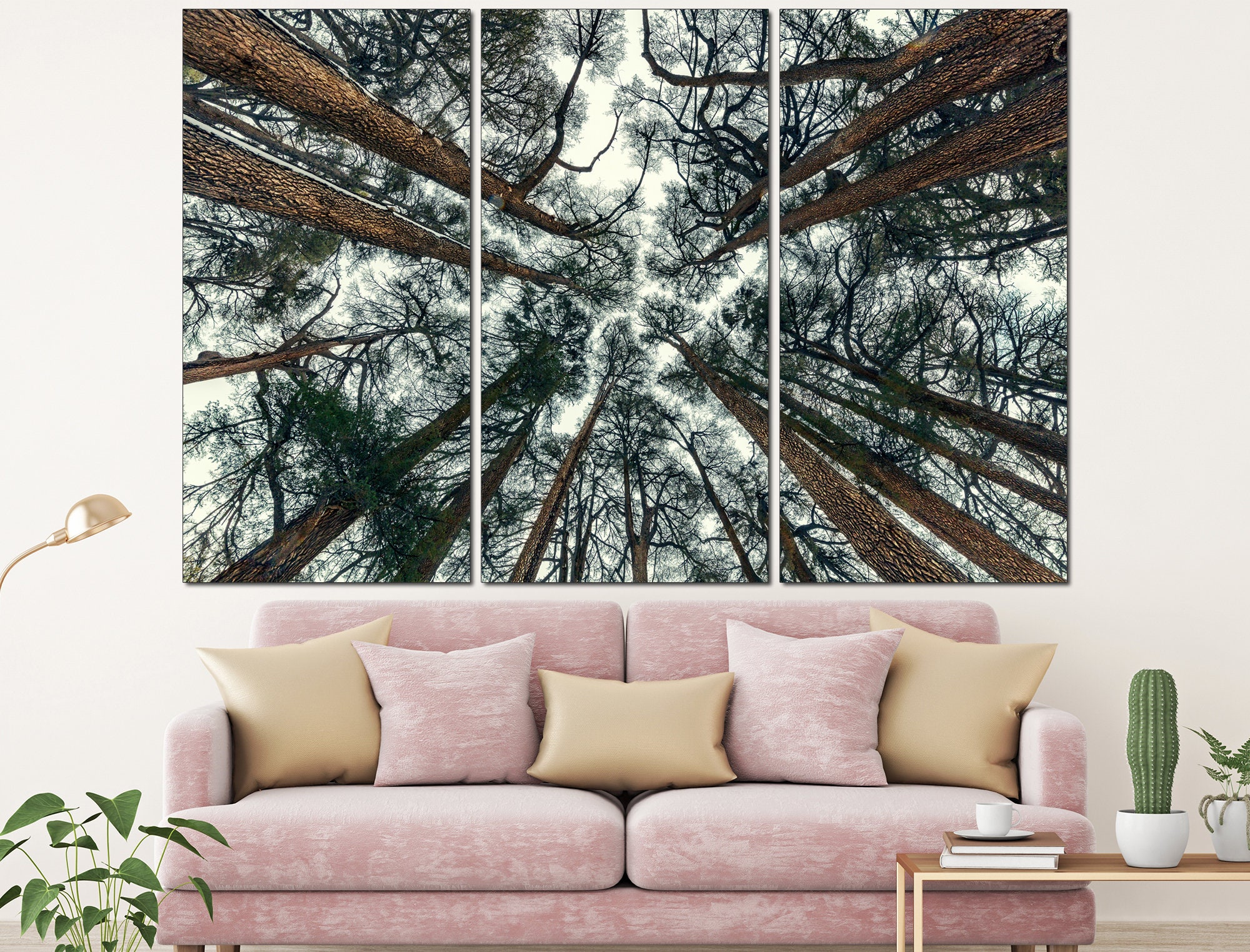 Forest Wall Art Branch Tree Print Nature Canvas Art Forest - Etsy