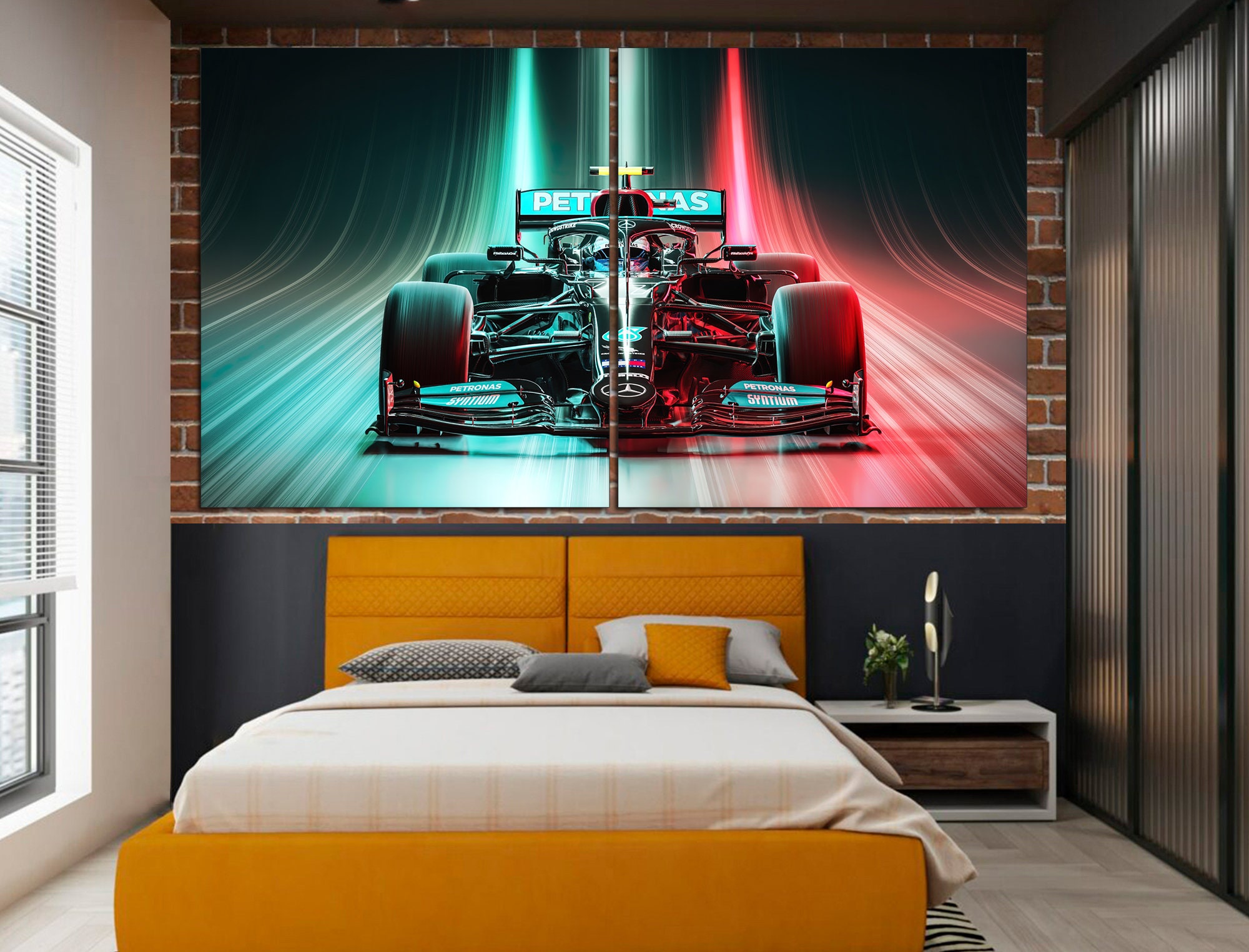 Mercedes F1 Wall Art Formula 1 Gift Wall Decor Print - Etsy
