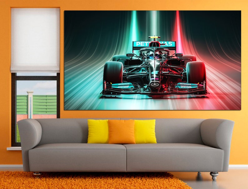 Mercedes F1 Wall Art Formula 1 Gift Wall Decor Print - Etsy