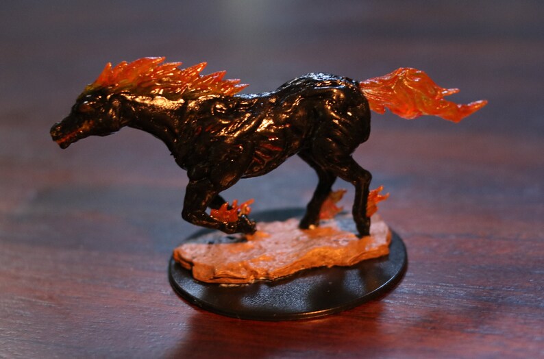 Painted Nightmare Dnd Miniature - Etsy