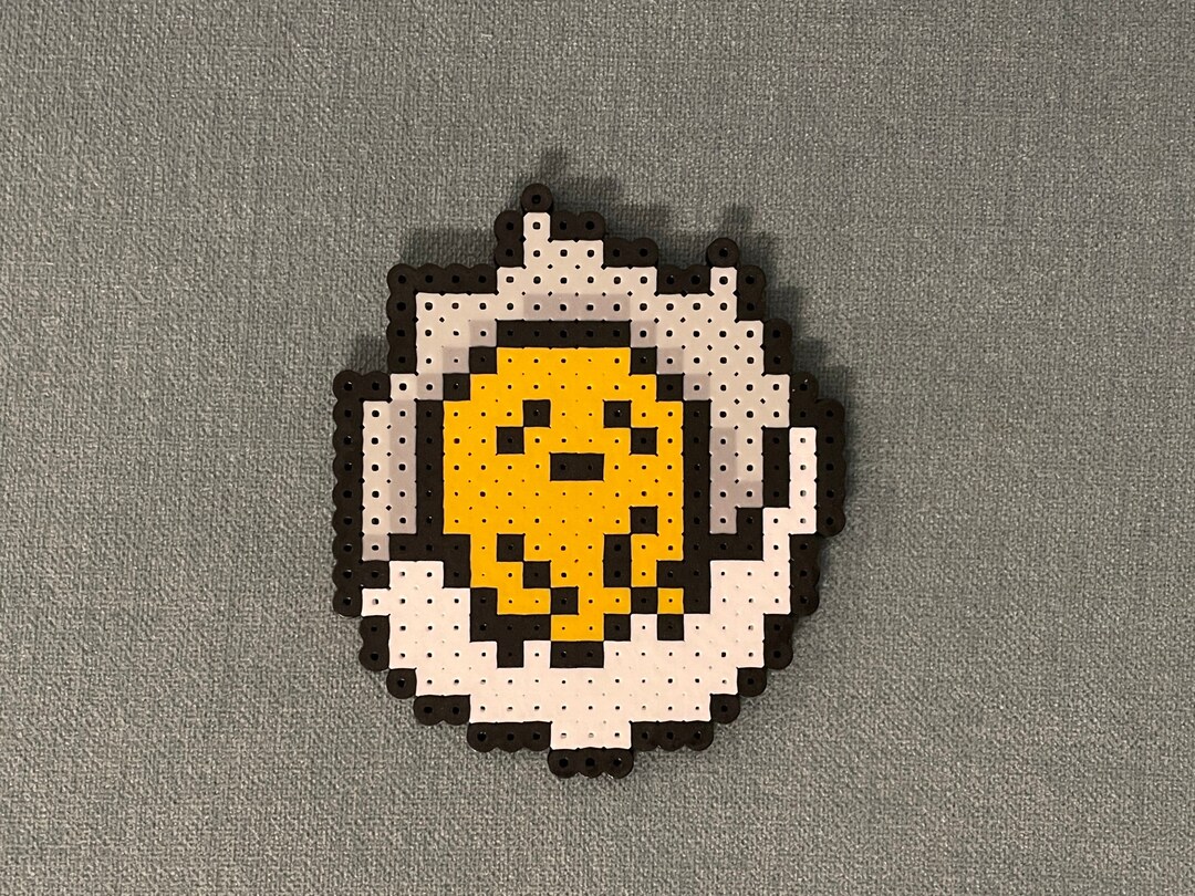 Lazy Egg in an Eggshell Magnet Perler Bead Art - Etsy