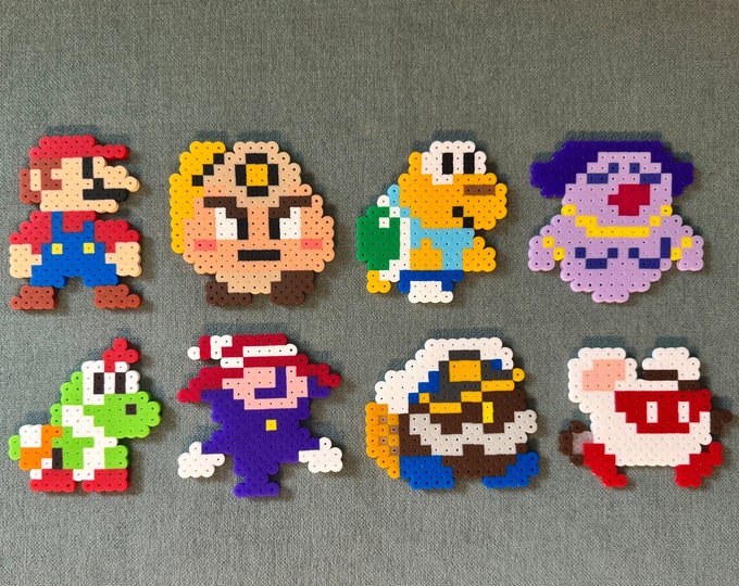 Paper Mario TTYD 8bit Partners Goombella, Koops, Flurrie, Yoshi Kid, Vivian, Bobbery, Ms. Mowz ...