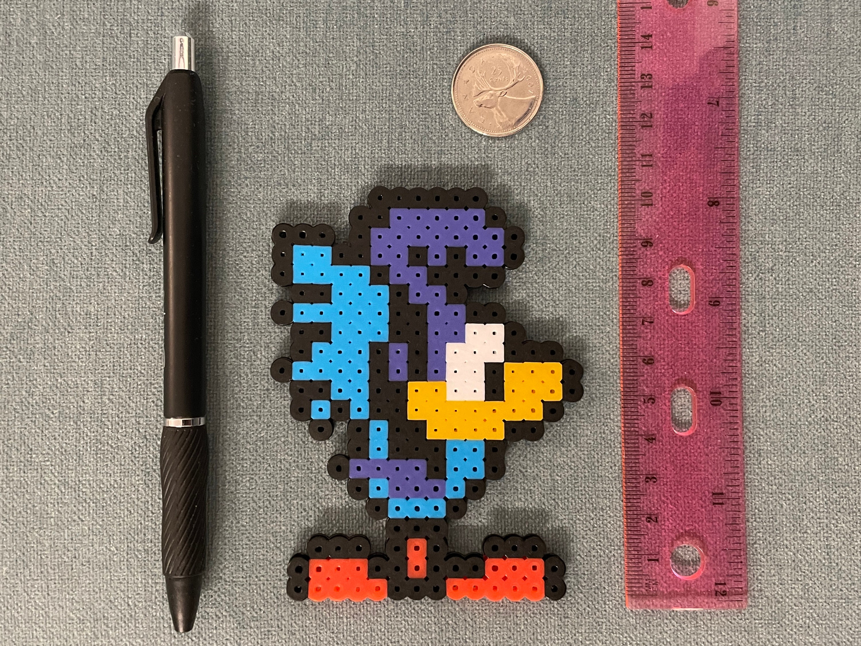 Beep Beep! Road Runner Cartoon Animation Magnet Perler Bead Art - Etsy