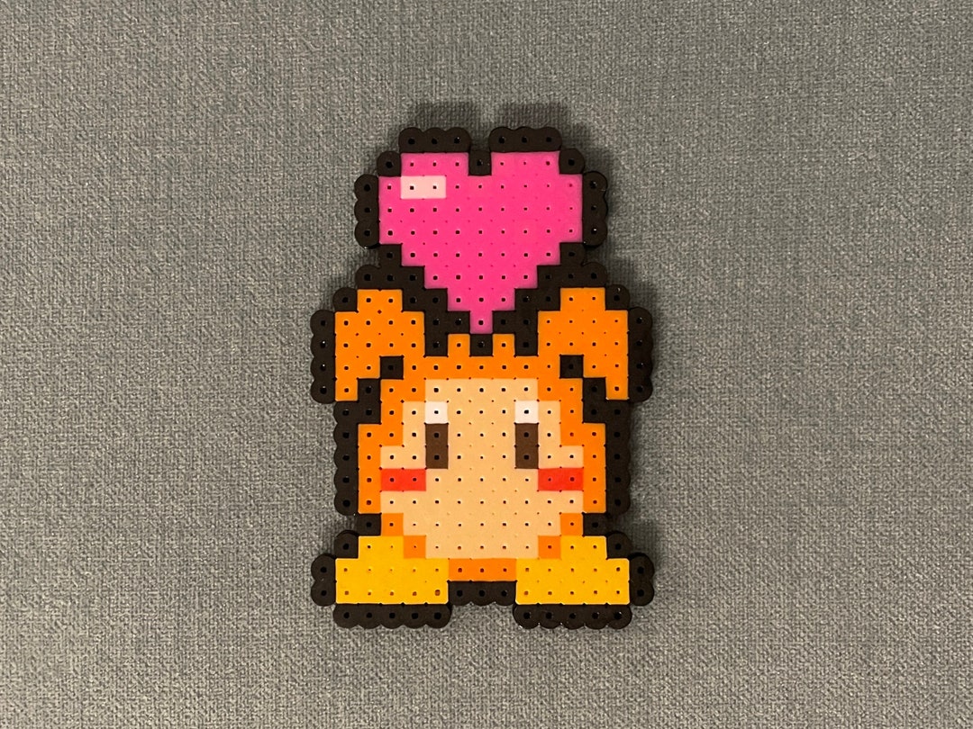 Waddle Dee With a Friend Heart Kirby Series Nintendo Magnet Perler Bead ...