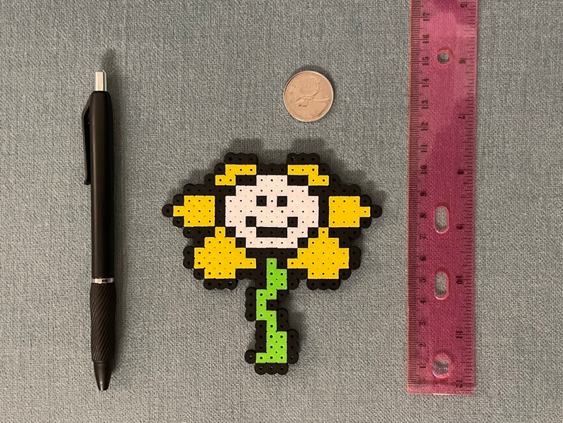 Flowey Undertale Flower Overworld Sprite Magnet Perler Bead Art - Etsy