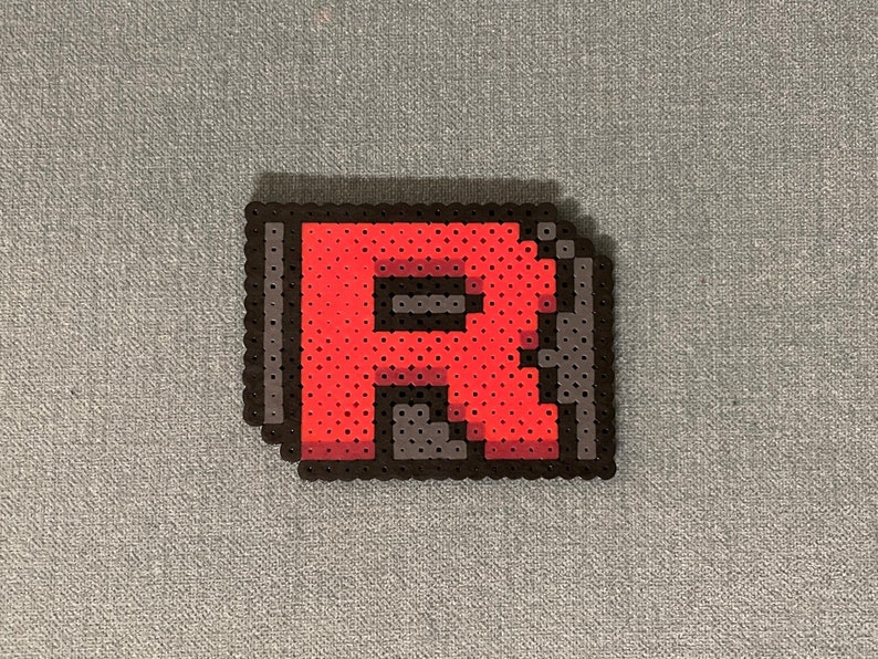 Pokemon Team Rocket Logo Red r Symbol Emblem - Etsy
