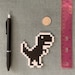 Dinosaur Game T-rex No Internet Browser Game Magnet Perler Bead Art - Etsy