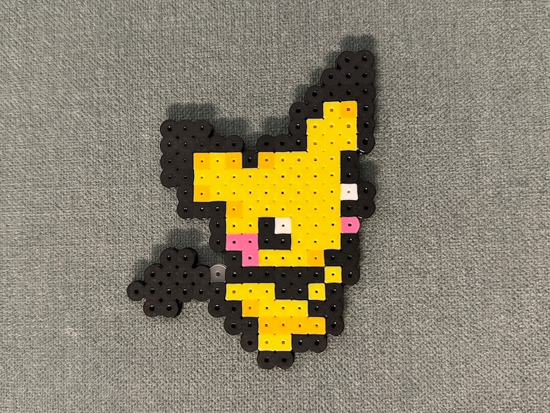 Electric Mons Mascot 8-bit Sprites Video Game Magnet Perler Bead Art - Etsy
