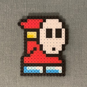 Shy Guy y Boo Guy Super Mario Bros. Nintendo Magnet Perler Bead Art ...