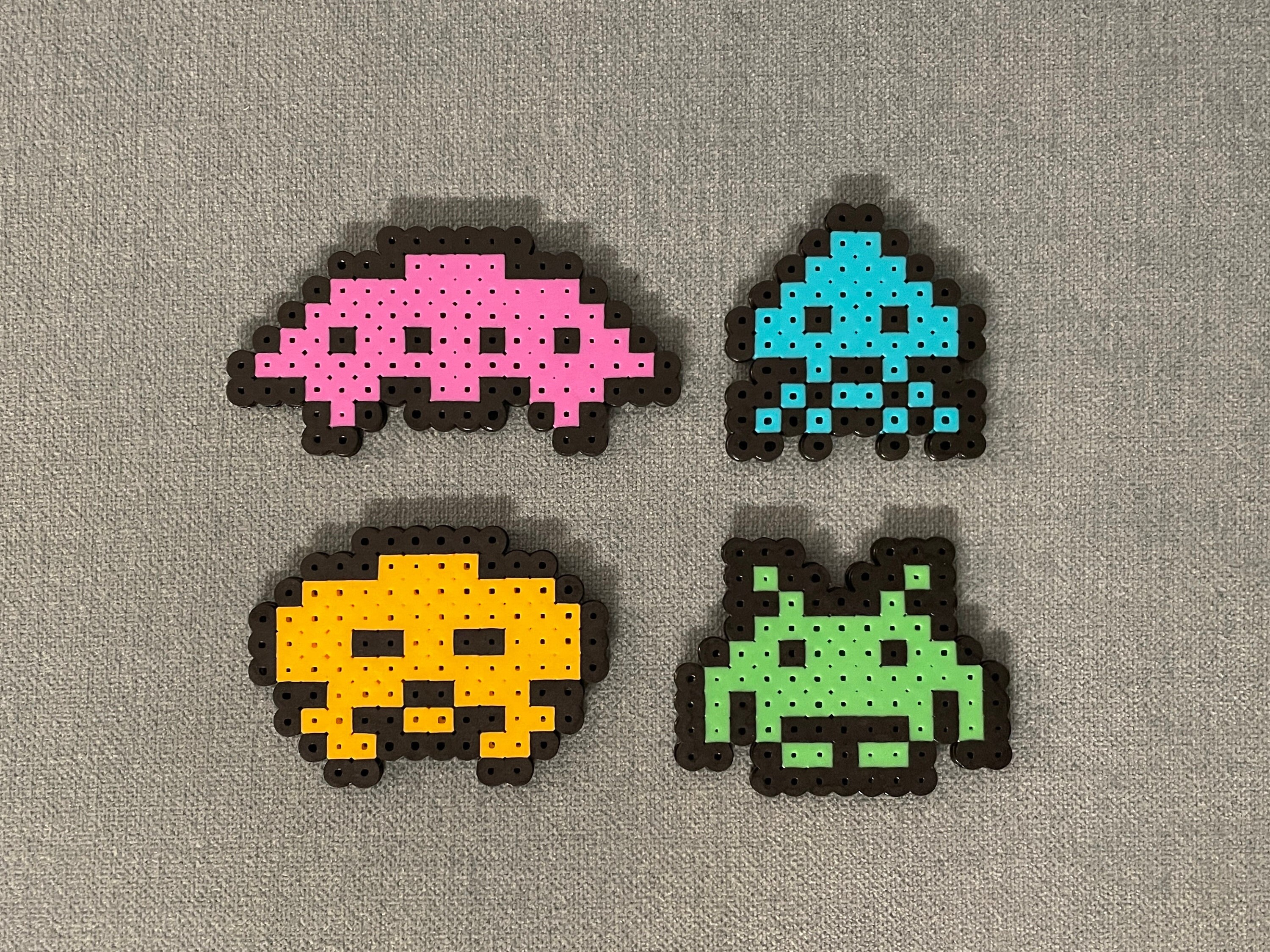Space Invaders Crab Octopus Squid UFO Retro Arcade Magnet - Etsy UK