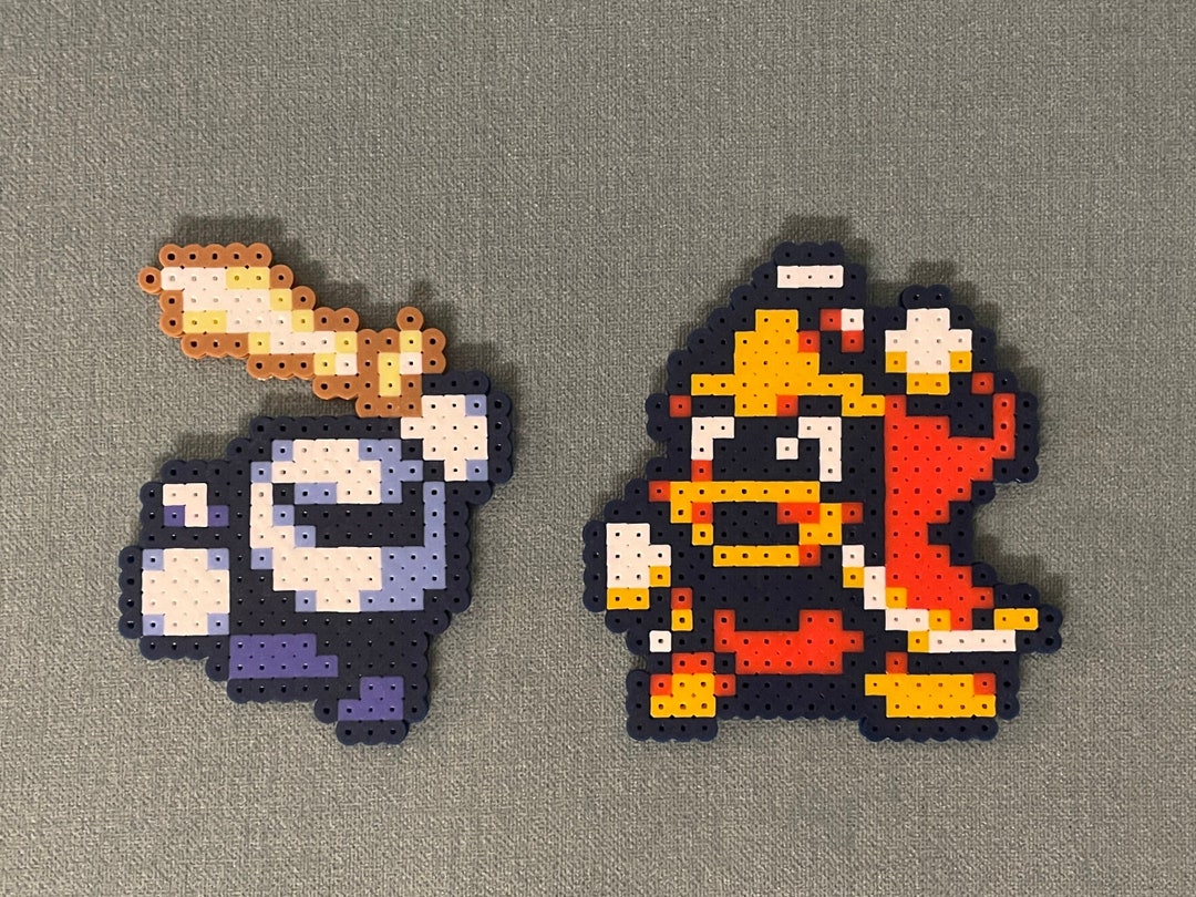 King Dedede and Meta Knight Kirby Dream Land Nintendo Magnet Perler ...