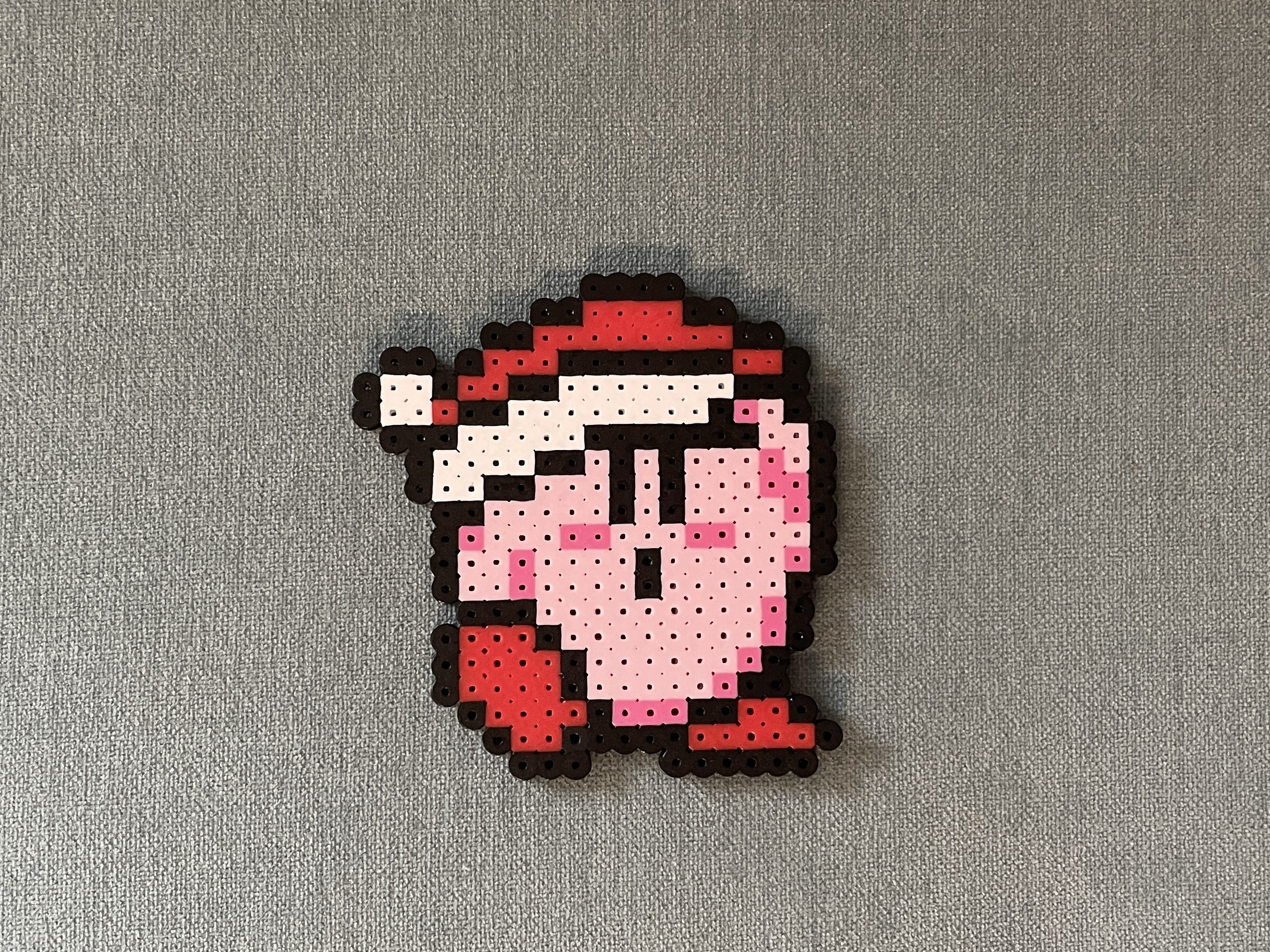 Kirby With Santa Hat 8-bit Christmas X-mas Ornament Nintendo Magnet ...