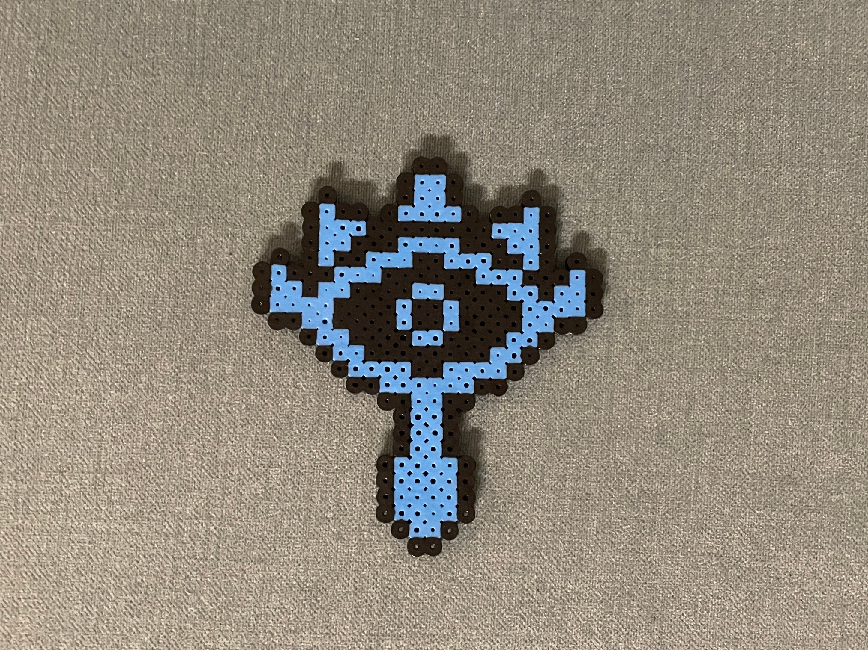 Sheikah Eye Symbol Crest Slate Legend of Zelda Perler Bead Art | Etsy