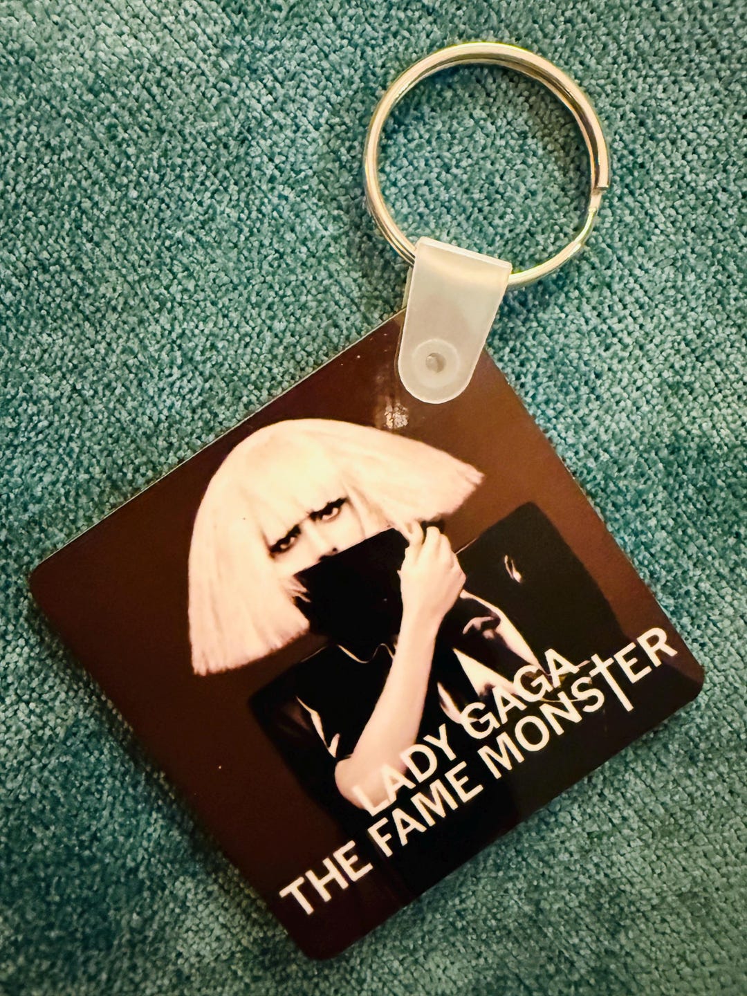 Lady Gaga - the Fame Monster Album Cover Keychain - Etsy