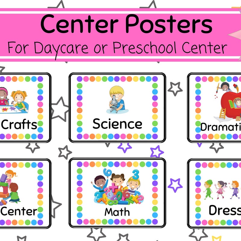 Preschool Center Signs - Etsy