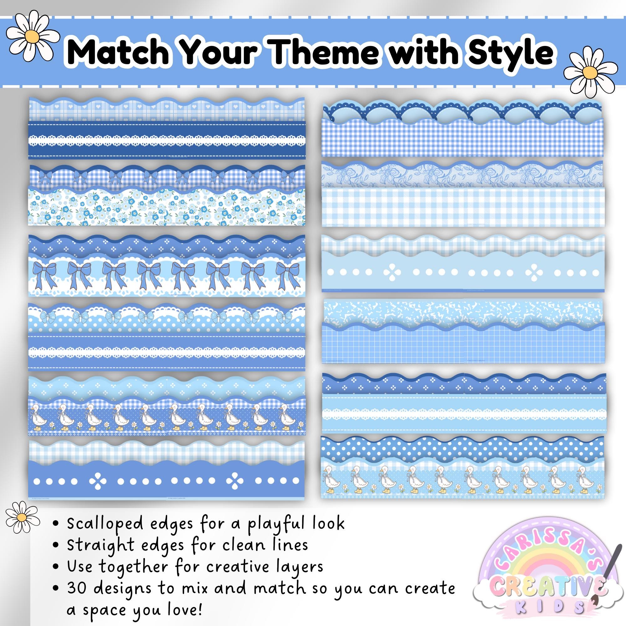 Silly Goose Bulletin Board Borders | Printable Classroom Decor ...