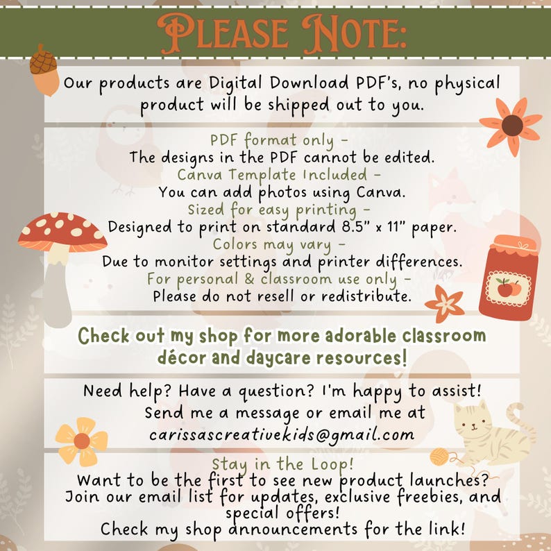 Cozy Cottage Classroom Printable Bulletin Board Kit | Cottagecore ...