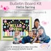 Hello Spring Bulletin Board Kit | Preschool Classroom Decor | Daycare ...
