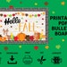 Fall Classroom Bulletin Board | Cute Halloween Class Decor | Autumn ...