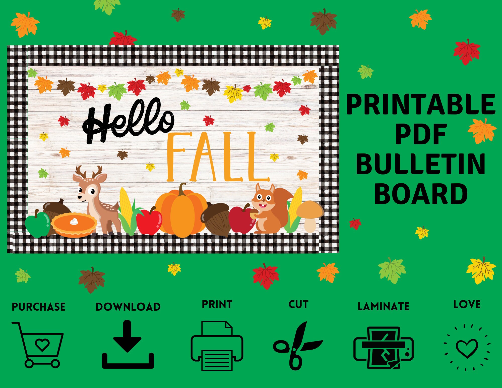 Fall Classroom Bulletin Board | Cute Halloween Class Decor | Autumn ...