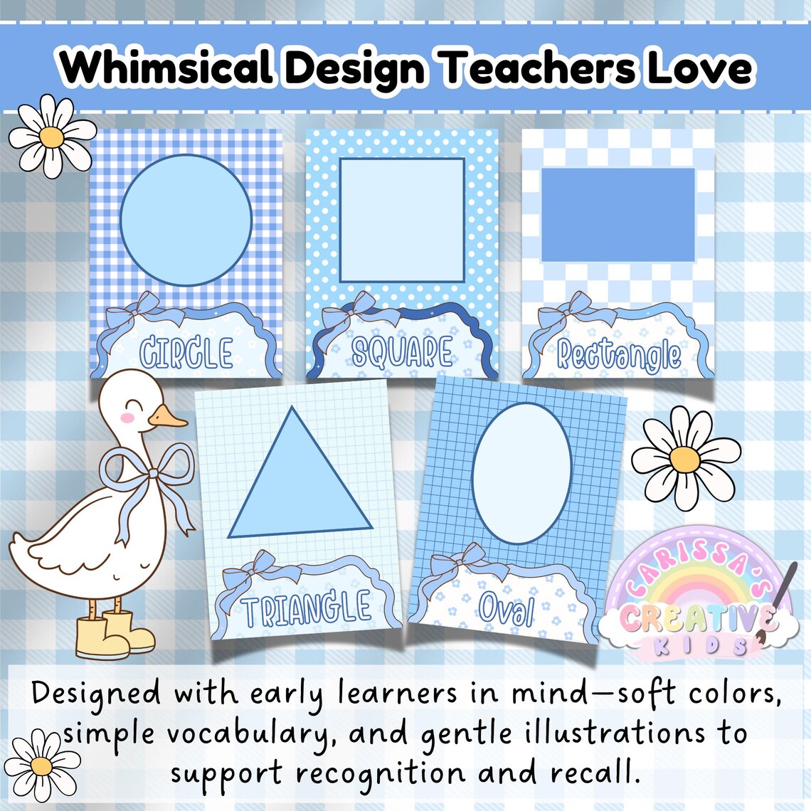 Printable Shape Posters | Silly Goose Classroom Decor | Educational ...