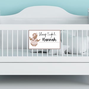 Daycare Crib Name Tags Name Tags for Nursery Preschool Childcare Center ...