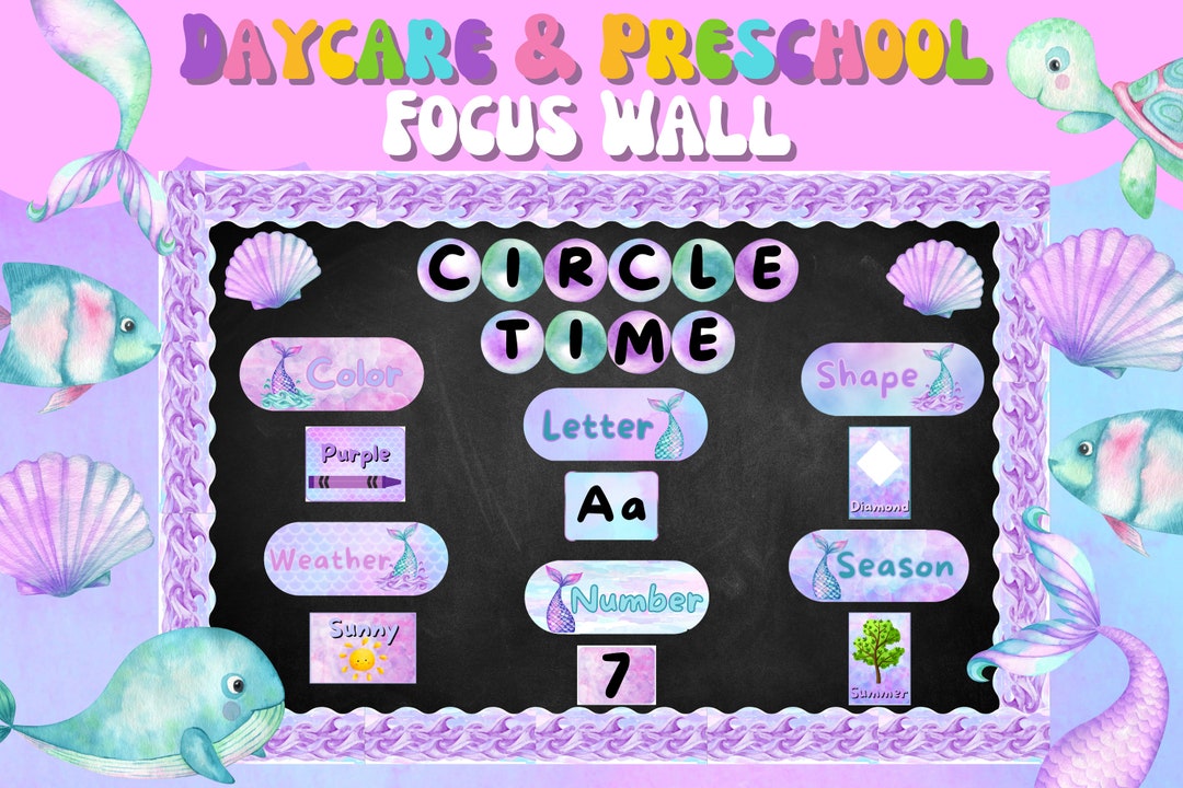 Circle Time Board | Daycare Learning | Preschool | Homeschool | Focus ...