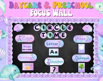 Circle Time Board Daycare Learning Preschool Homeschool Focus Board ...