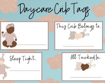 Daycare Crib Label - Etsy