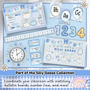 Editable Flip Calendar | Classroom Decor Silly Goose Theme | Daily Date ...