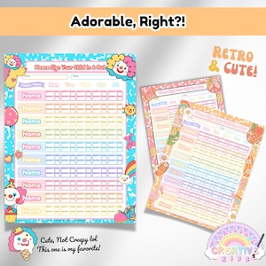 Daycare Sign in Sheets | Child Attendance Sign in and Out | Club Sign ...