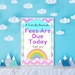 Instant Print PDF Fees Due Poster to Hang in Your Childcare or Daycare ...