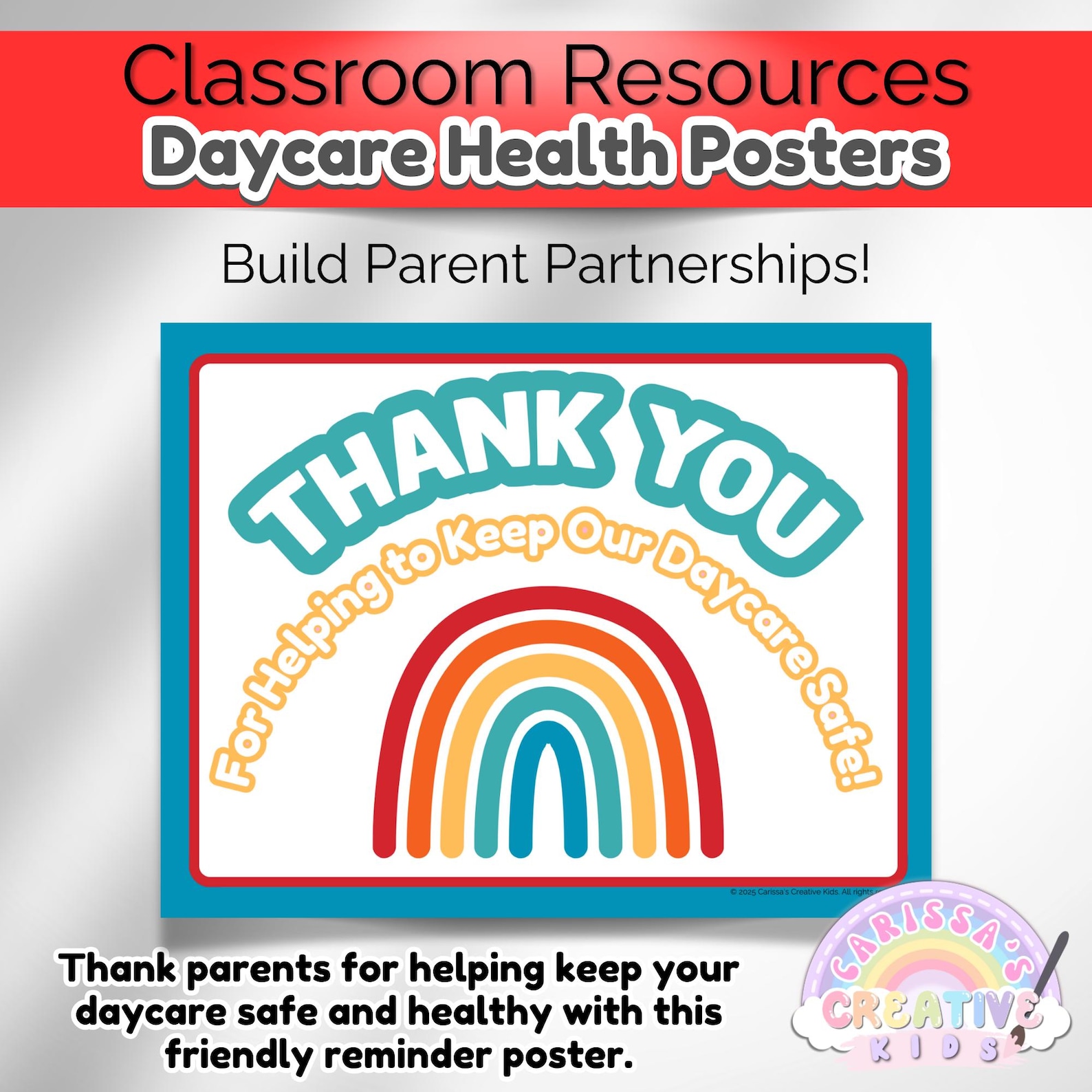 Daycare Sickness Posters | Sick Policy Posters to Help Keep Your Space ...