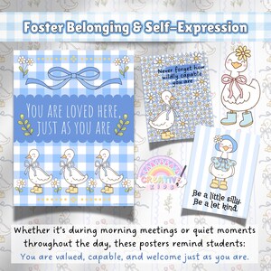 Classroom Posters Vintage Silly Goose Printable | Educational Wall Art ...