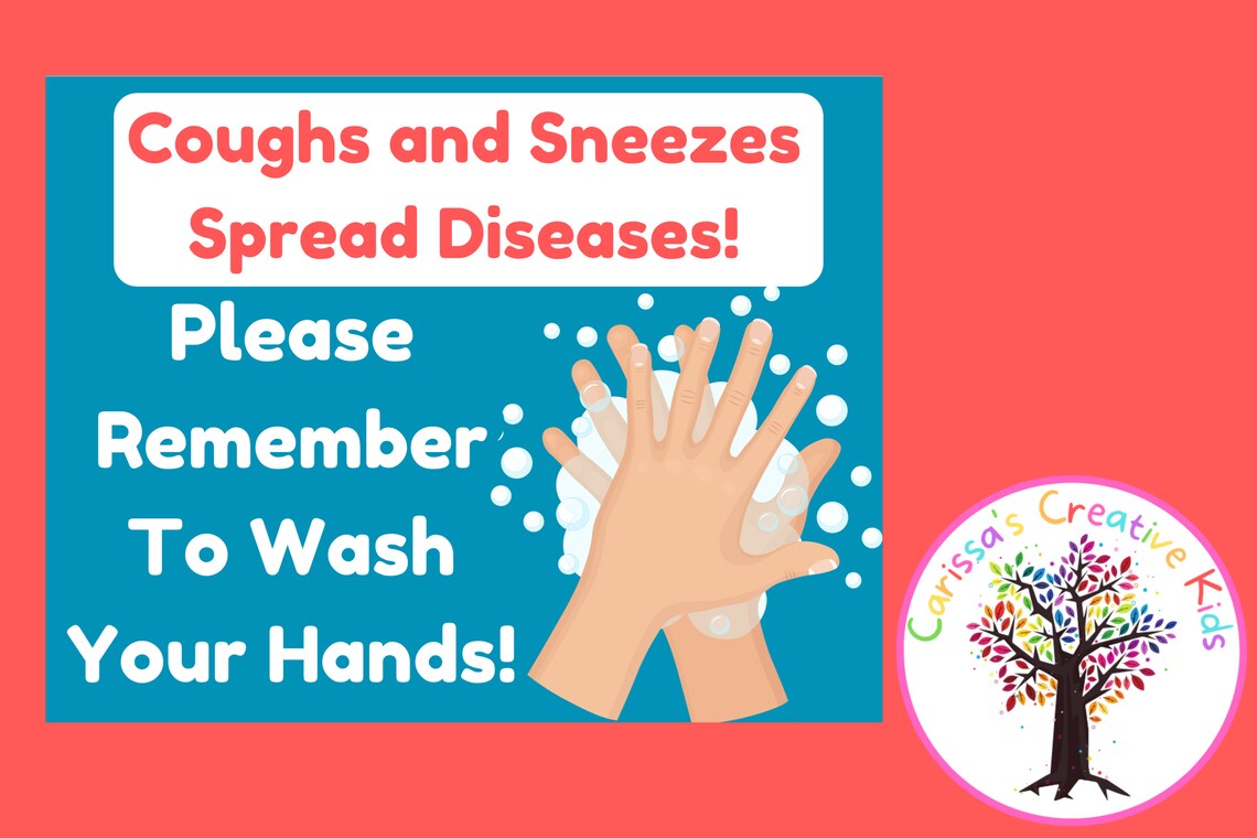 Daycare Sickness Posters Sick Policy Posters to Help Keep - Etsy