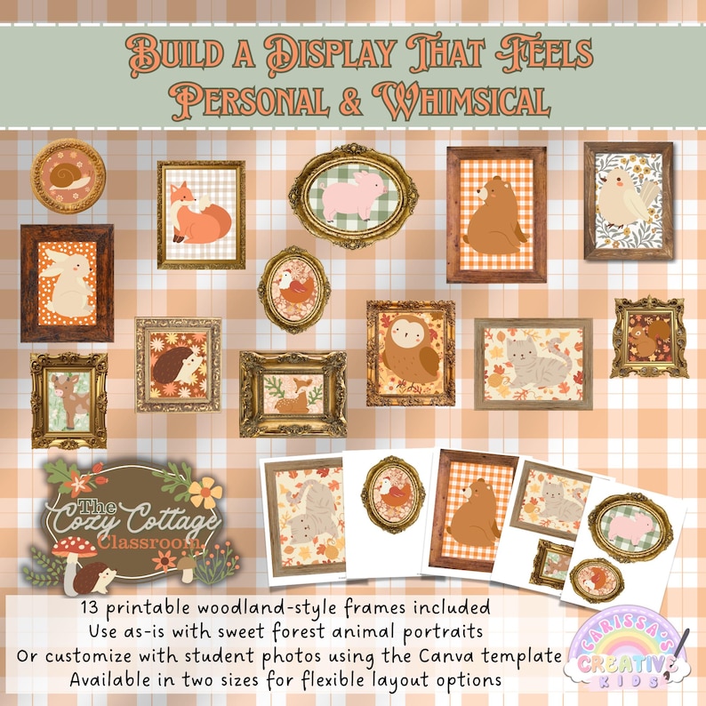 Cozy Cottage Classroom Printable Bulletin Board Kit | Cottagecore ...