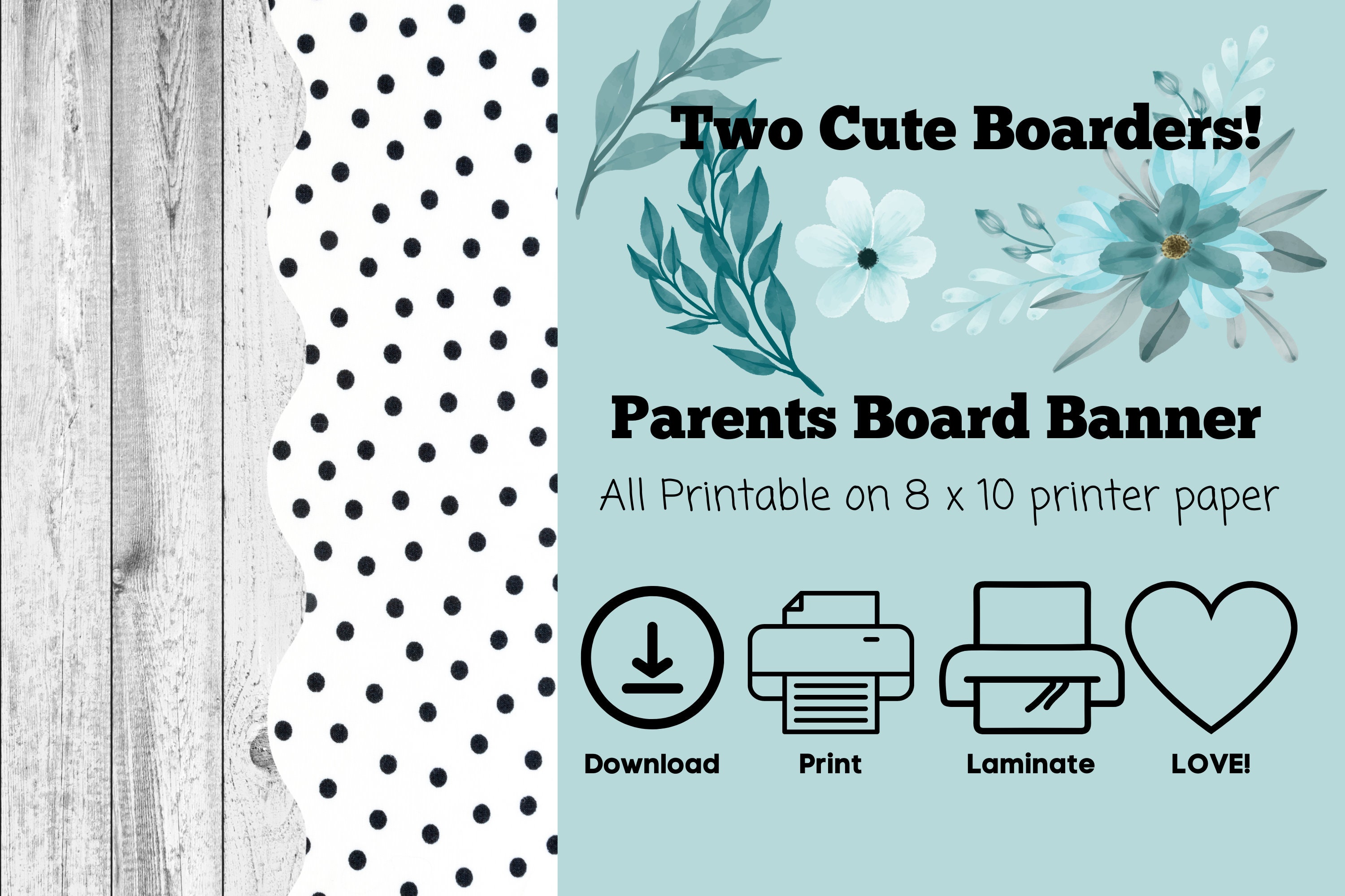Daycare Parent Board Childcare Information Bulletin Board - Etsy