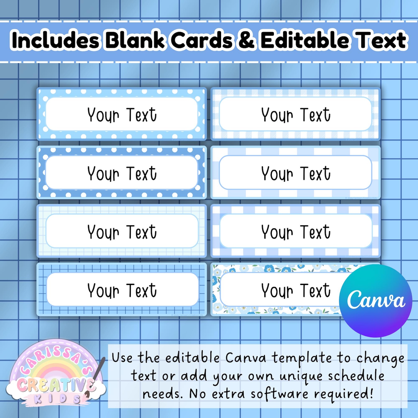 Editable Daycare Visual Schedule | Preschool Daily Routine Cards ...