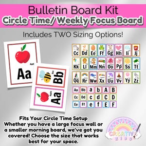 Daycare Circle Time Board | Preschool Focus Wall | Homeschool Bulletin ...