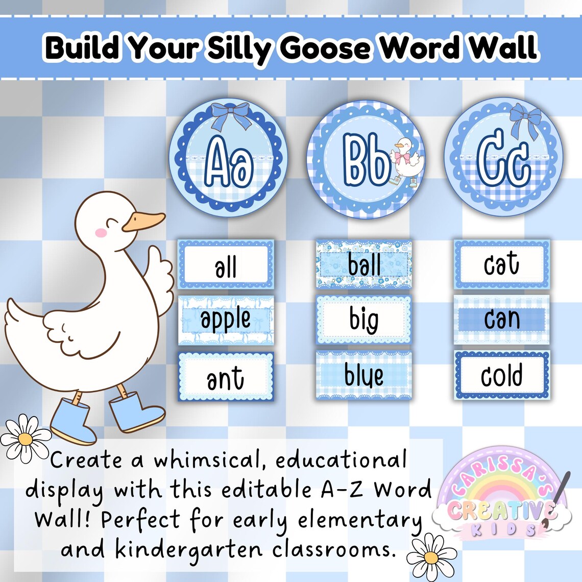 Editable Word Wall Display • A–Z Alphabet Headers + Sight Word Cards ...