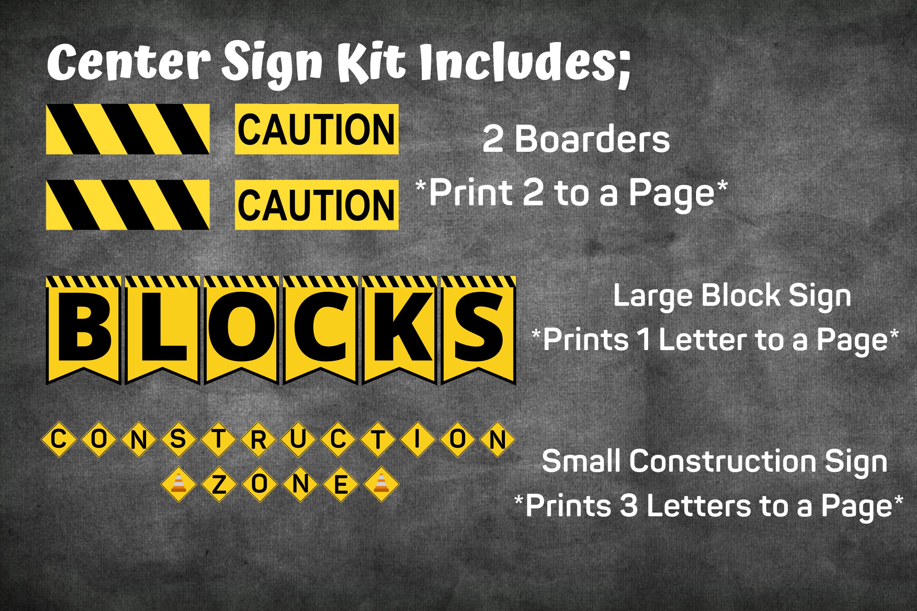 Daycare Block Center Preschool Block Center Daycare - Etsy