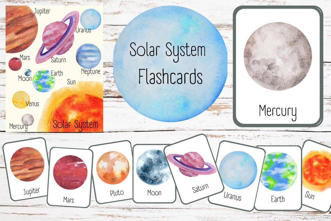 Outer Space Montessori Daycare Printable for Flisat Sensory Tubs ...