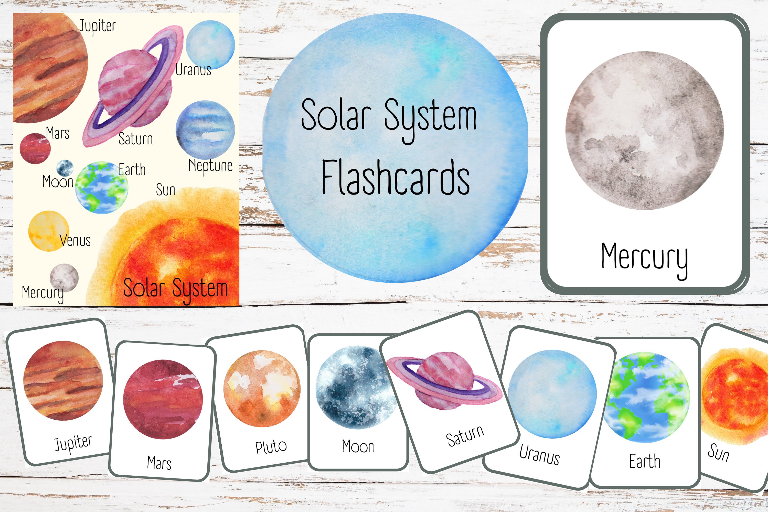 Outer Space Montessori Daycare Printable for Flisat Sensory - Etsy Canada