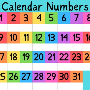 Daycare or Preschool Linear Calendar | Prek Calendar | Printable PDF ...