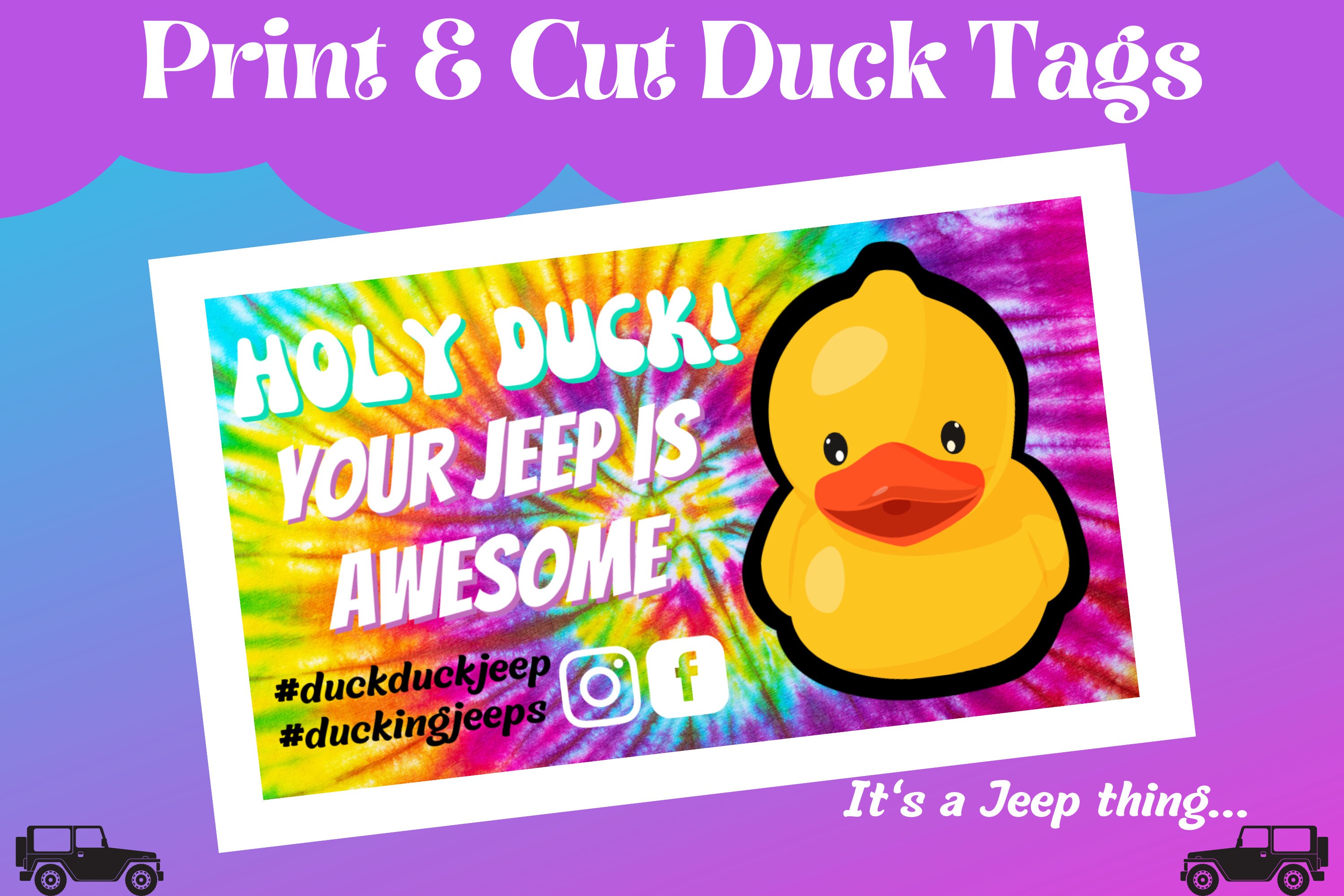 Duck Tags Duck Duck Tags Ducking Game Tags Printable Game Tags Print ...