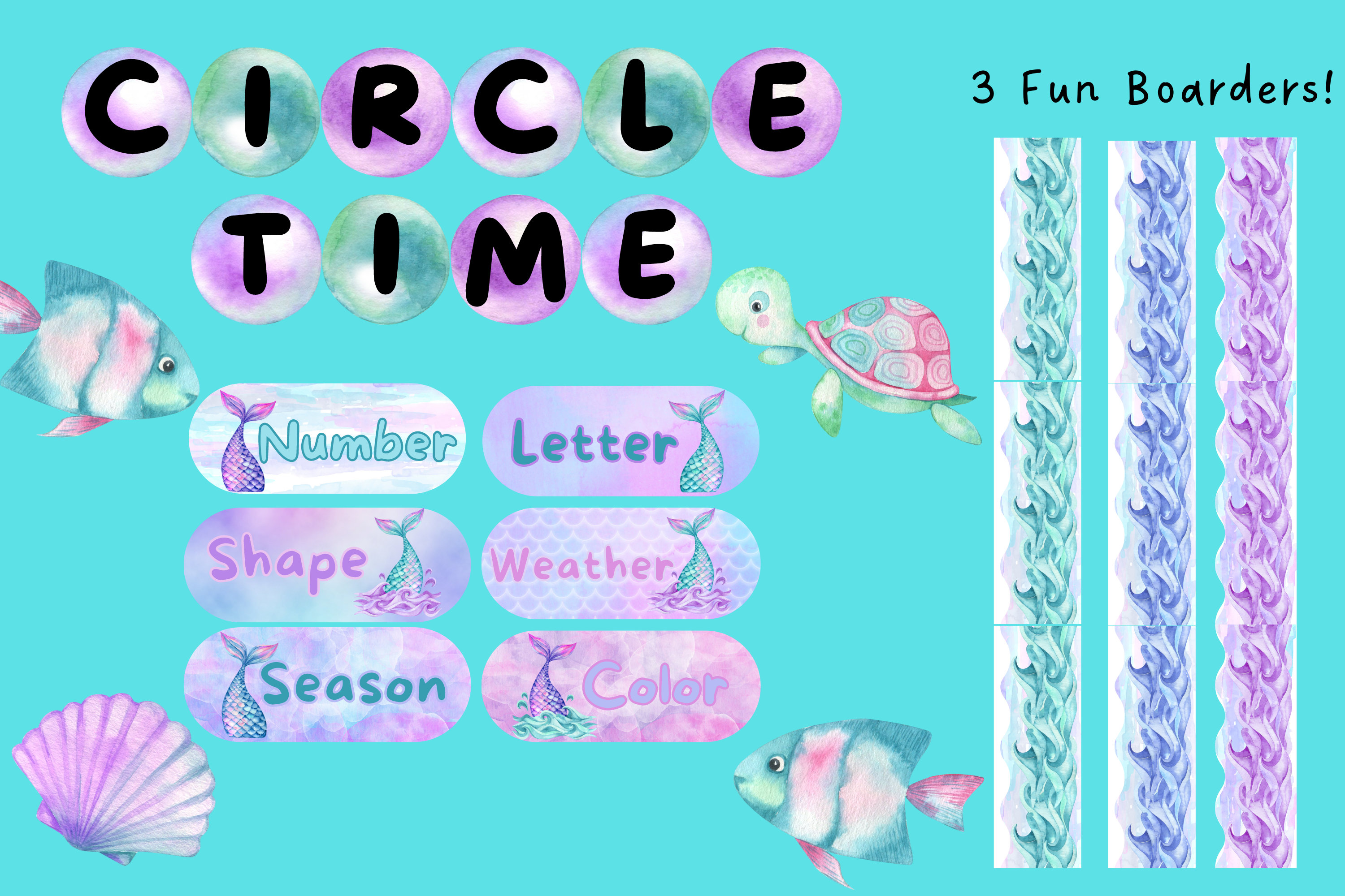 Circle Time Board Daycare Learning Preschool Homeschool Focus Board ...