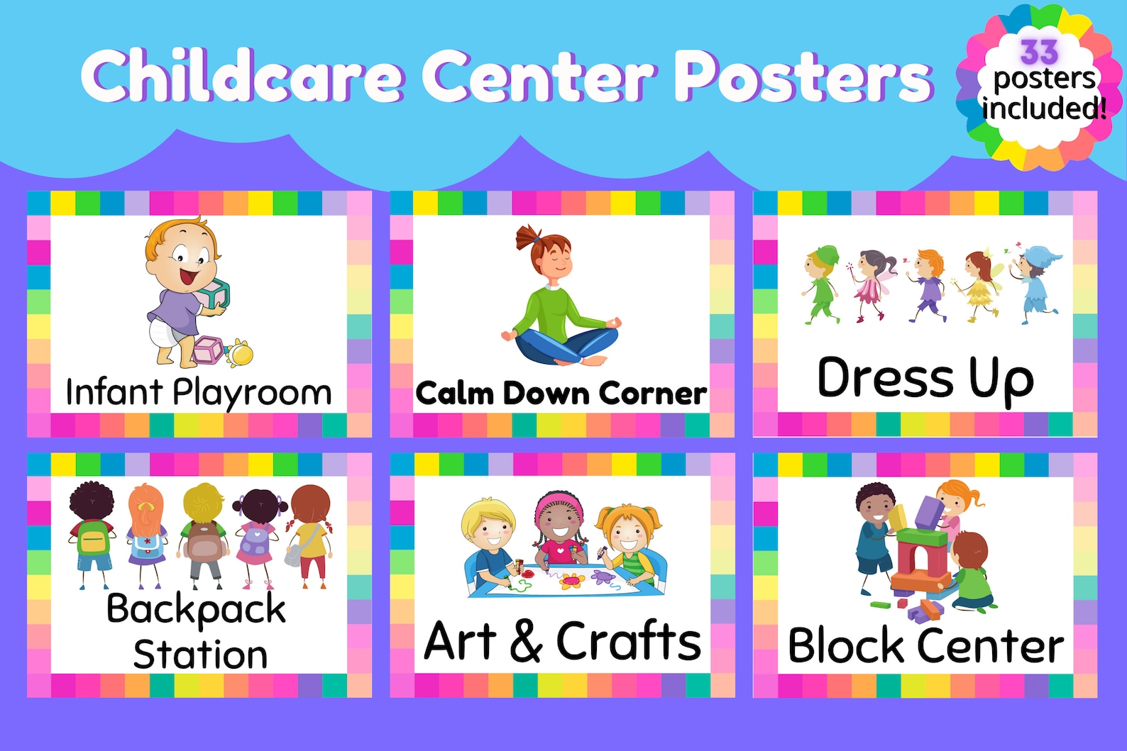 Center Signs for Daycare or Preschool Classrooms 31 PDF Printable ...